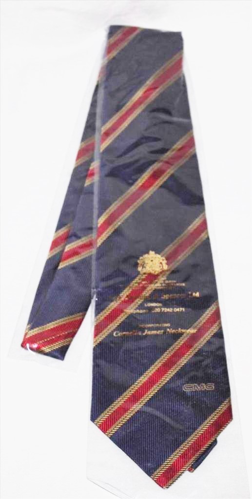 Toye Kenning & Spencer Tie - Blue/Red/Gold CMG Logo - Computer ...