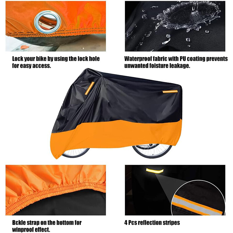 Motorcycle Scooter Moped Cover Waterproof Rain Dust UV Protector 3XL HD ...