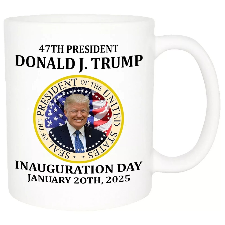 Donald Trump Inauguration Day LOT of 4 Coffee Mug Cup SHIPS FROM TEXAS ...
