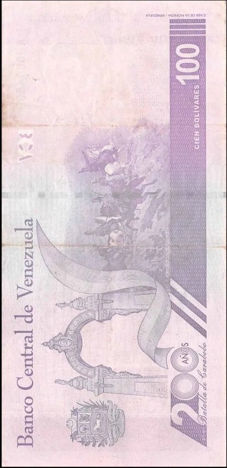 UNCIRCULATED 25 PCS + Venezuela 100 Digital 2021. 25x 100 Venezuelan ...