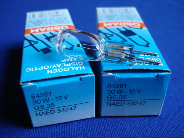 osram 64261 12V 30W G6.35 NAED 54247 Microscope optics instrument lamp ...