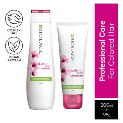 Biolage Colorlast 2-Step Protects Colored Hair, Shampoo + Conditioner ...