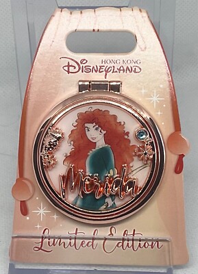 Disney 2024 HKDL Brave Merida Compact Mirror LE 500 Pin | eBay