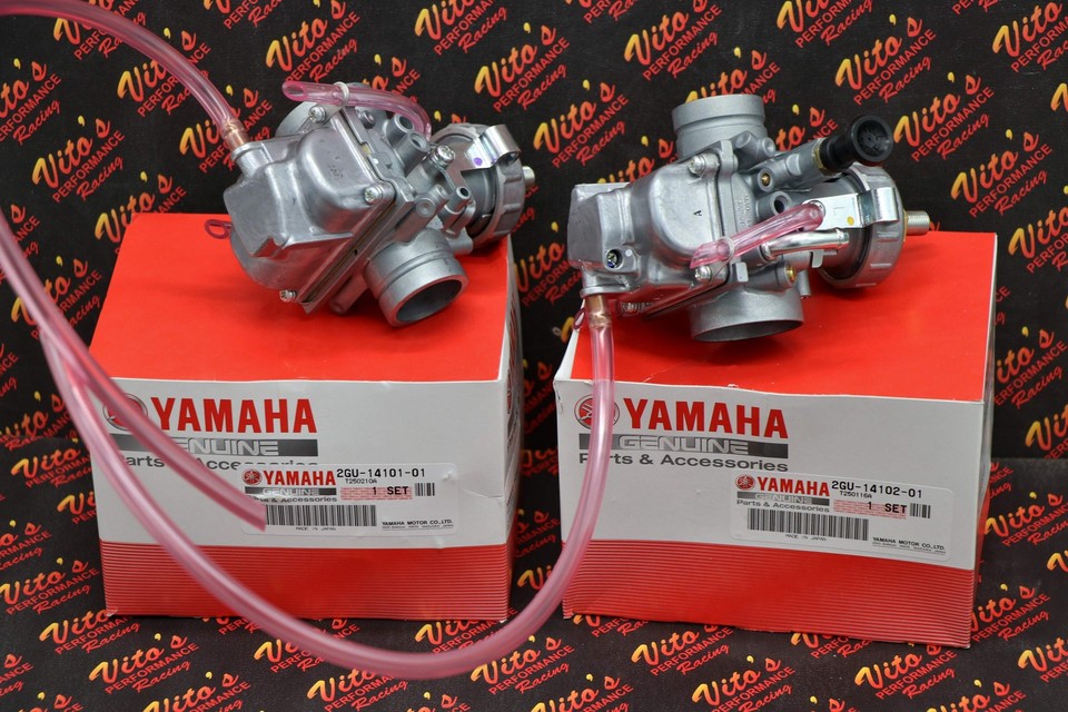 2 x OEM factory carburetor carbs Yamaha Banshee genuine 1987-2006 NEW ...