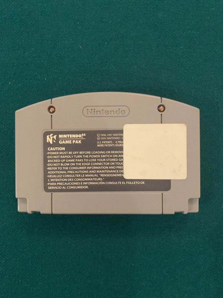 007 Goldeneye Nintendo 64 N64 Tested Saves Vintage 1990s 90s Pierce ...