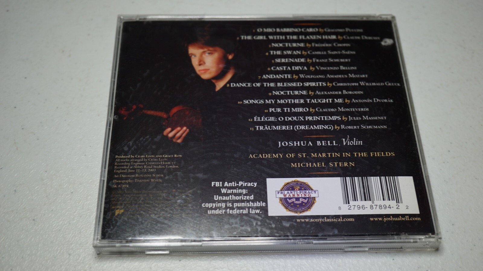 Romance of the Violin - Music CD - - 2003-10-28 - SONY MASTERWORKS ...