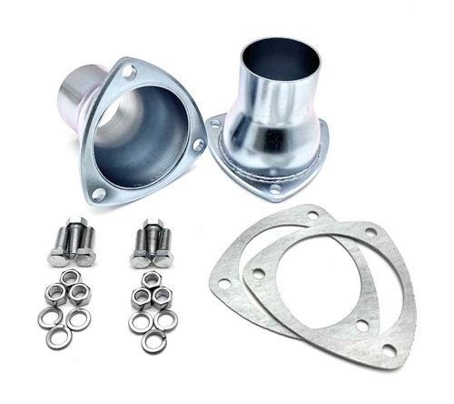 3-Bolt Flange Header Collector Reducer Kit 3.5" to 2.5" Universal ...