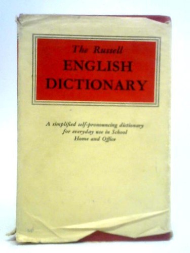 The Russell English Dictionary (Robert C. Mitchell (Ed.)) (ID:53842 ...