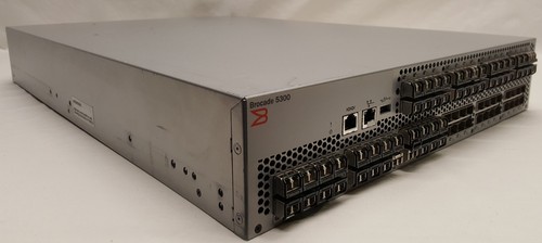 Brocade 5300 Fibre Channel Switch HD-5320-0008 with (56) Brocade 57 ...