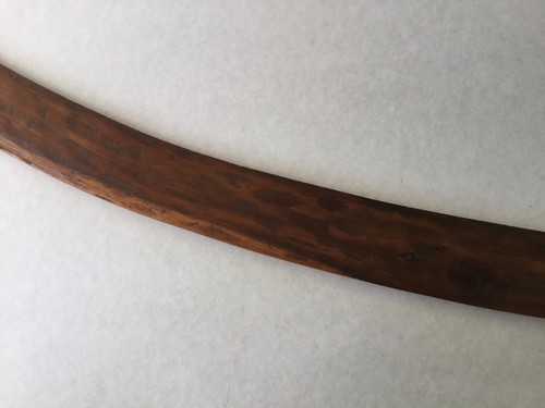 Old North West Australian Aboriginal Hooked Boomerang stone adzed cut ...