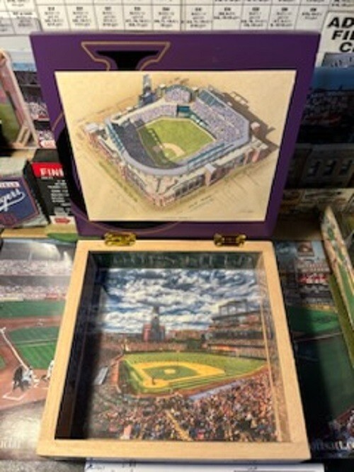 Coors Field Strat-O-Matic / APBA Cigar Box Stadium! Unique! Home of the ...