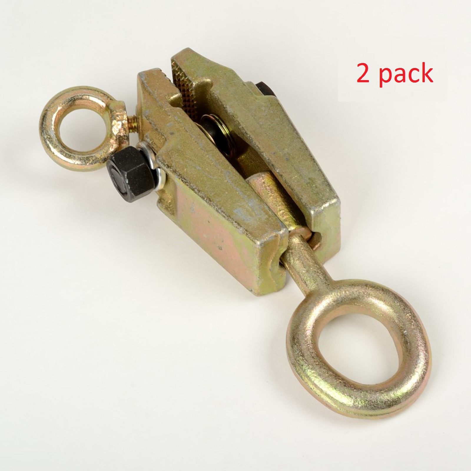 2x Self-tightening 5 Ton Frame / Body Repair Small Mouth Pull Clamp 2 ...