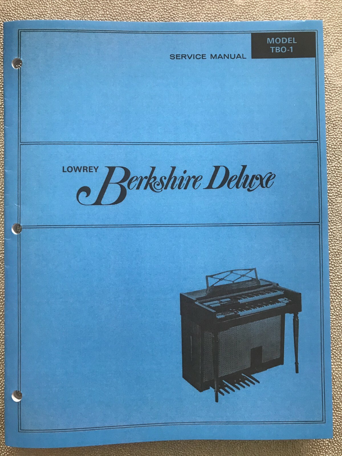 Lowrey Organ Service Manual Model HR88, HR98, TBO-1, LC98K-1 (Pick 1 ...