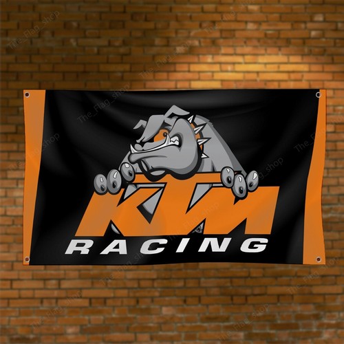 KTM Racing Flag 3X5 Ft Sport motorcycle Garage Man Cave Wall Decor ...