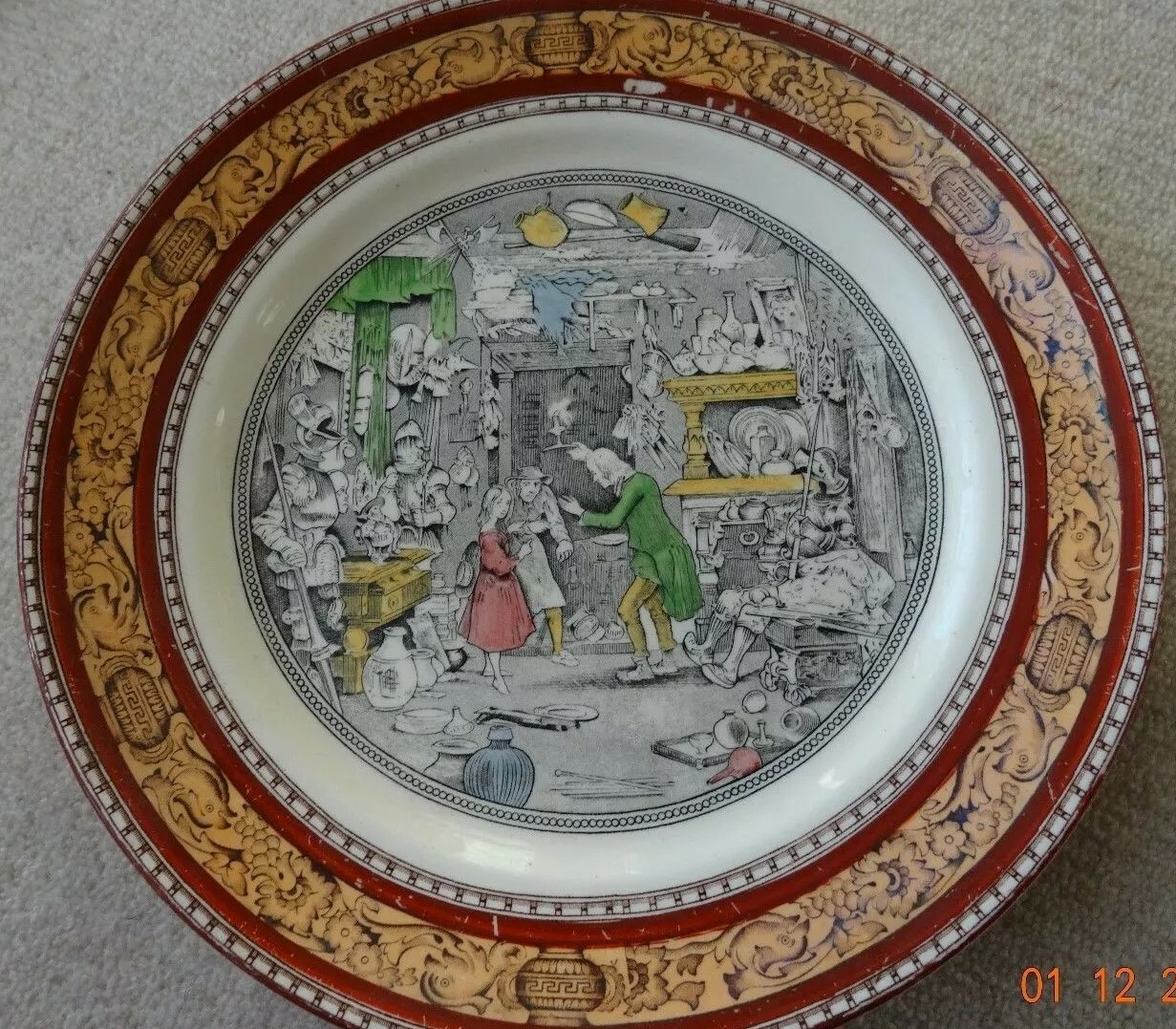 Adams Pottery Dickens 'old curiosity shop' plate | eBay UK