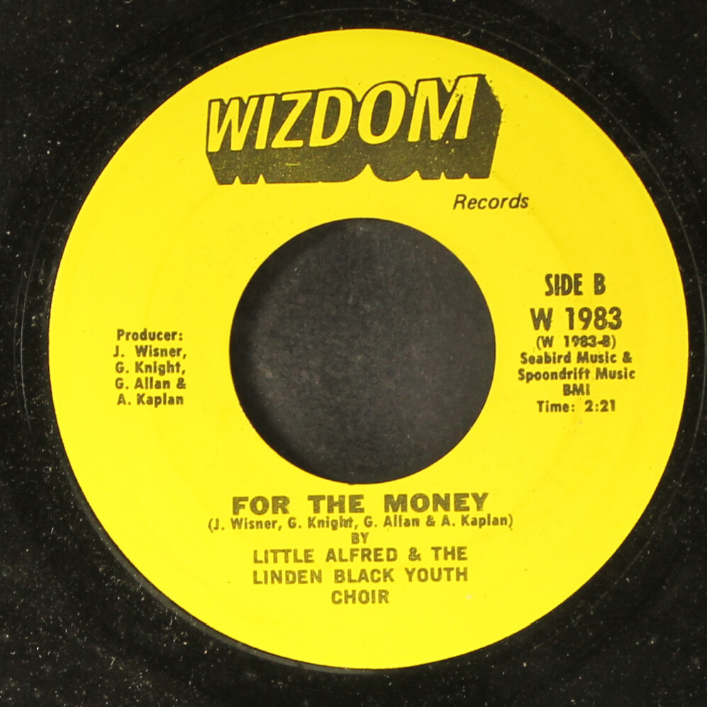 LITTLE ALFRED: for the money / i'm dreaming of a black christmas WIZDOM ...