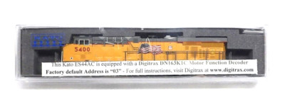 N Scale Kato 176-8954-DCC Union Pacific UP 5400 ES44AC GEVO w/DCC | eBay