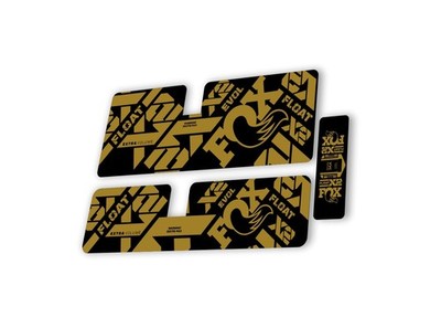 FOX X2 Performance Elite 2021 Rear Shock Suspension Sticker Decal Kit ...