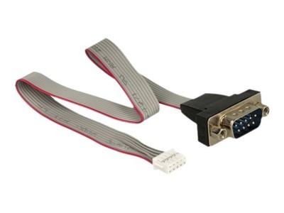 89632 Delock Cable serial pin header female > DB9 male 2 mm pitch ...