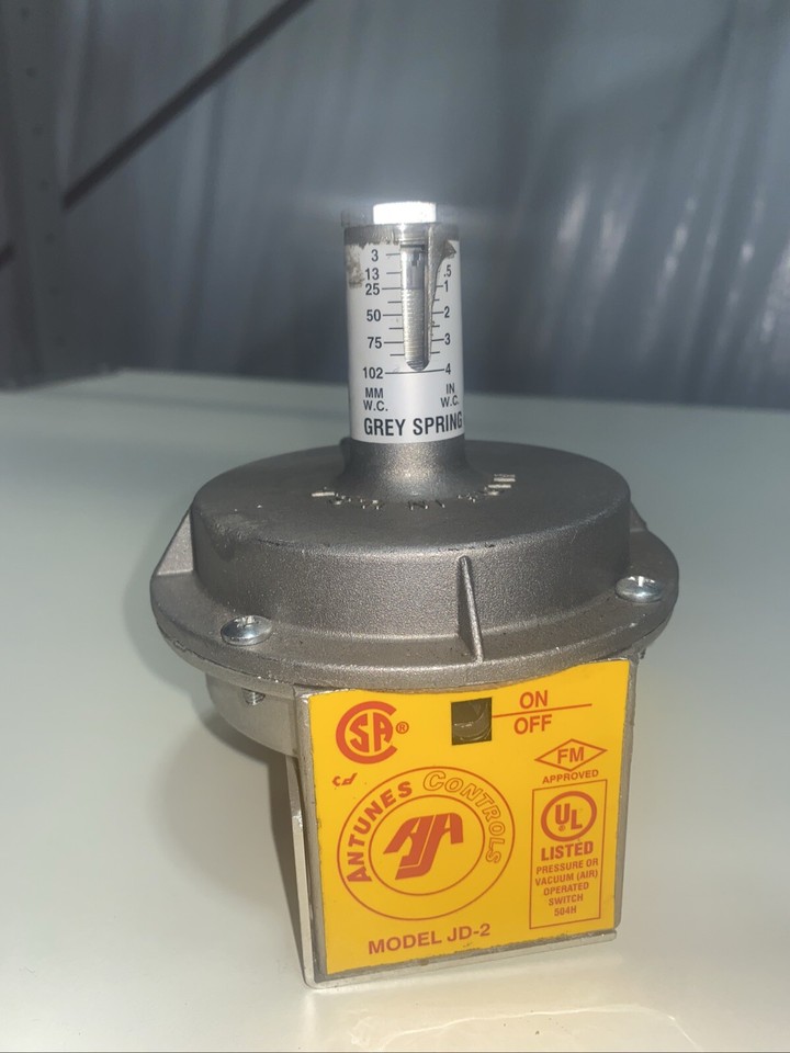 Antunes Controls JD-2 Pressure Switch | eBay
