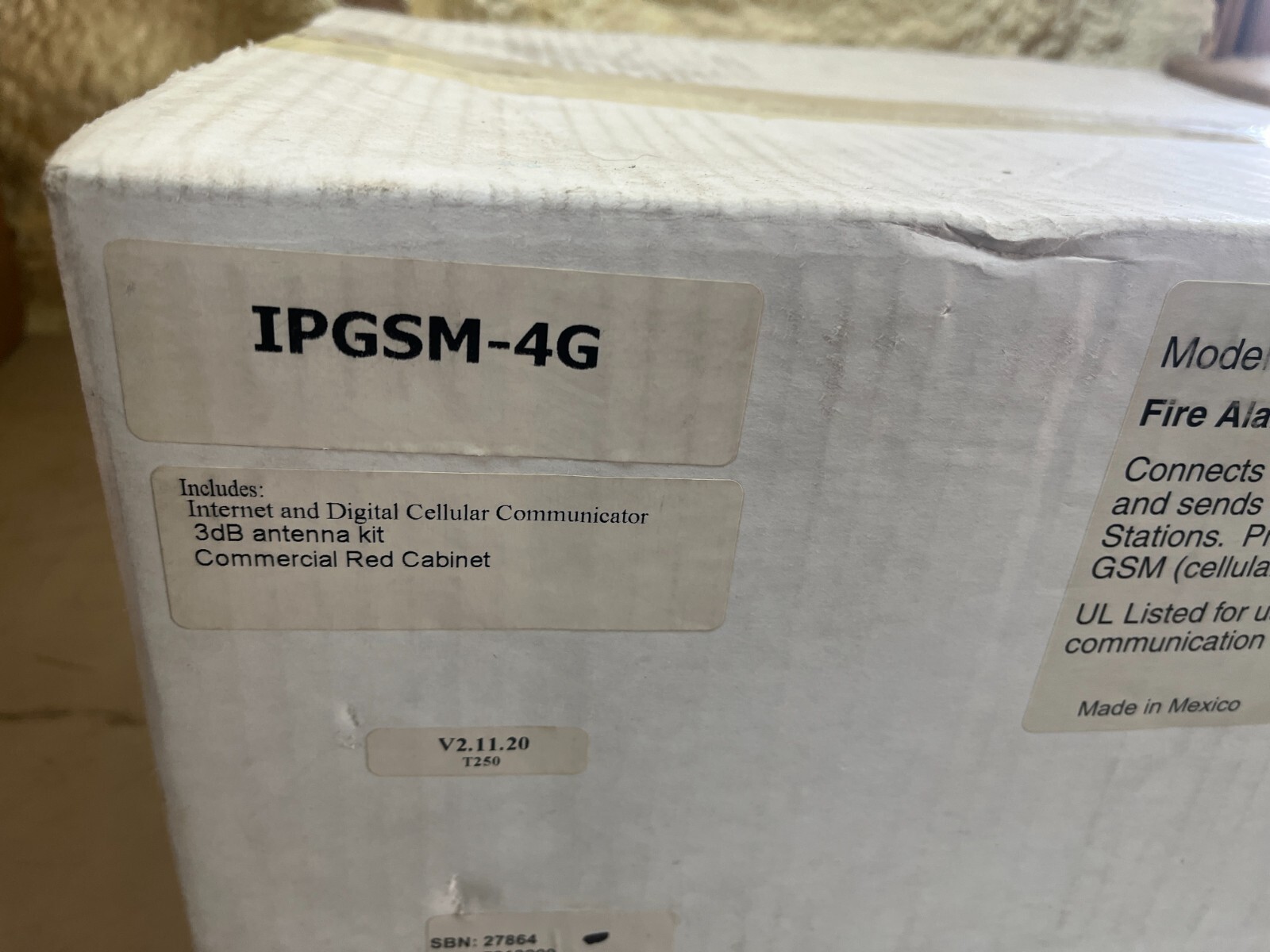 New IN BOX Honeywell IPGSM-4G Dual Path IP / 4G Fire Alarm Communicator ...