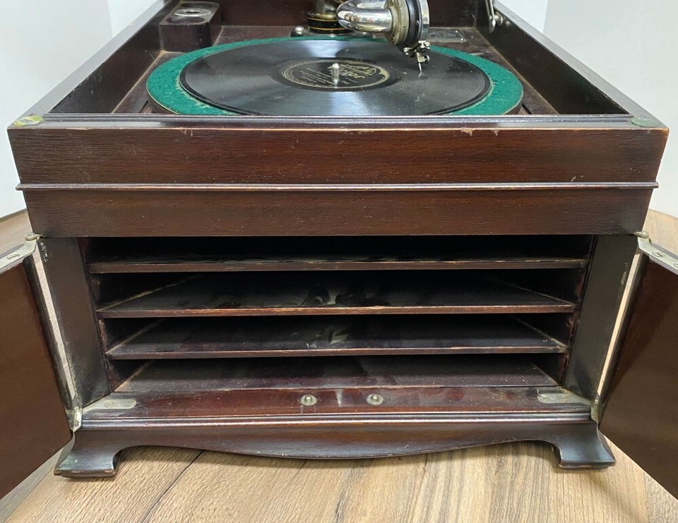 Victor VV-1X Victrola Tabletop 78 RPM Record Crank Phonograph ~ Nice ...