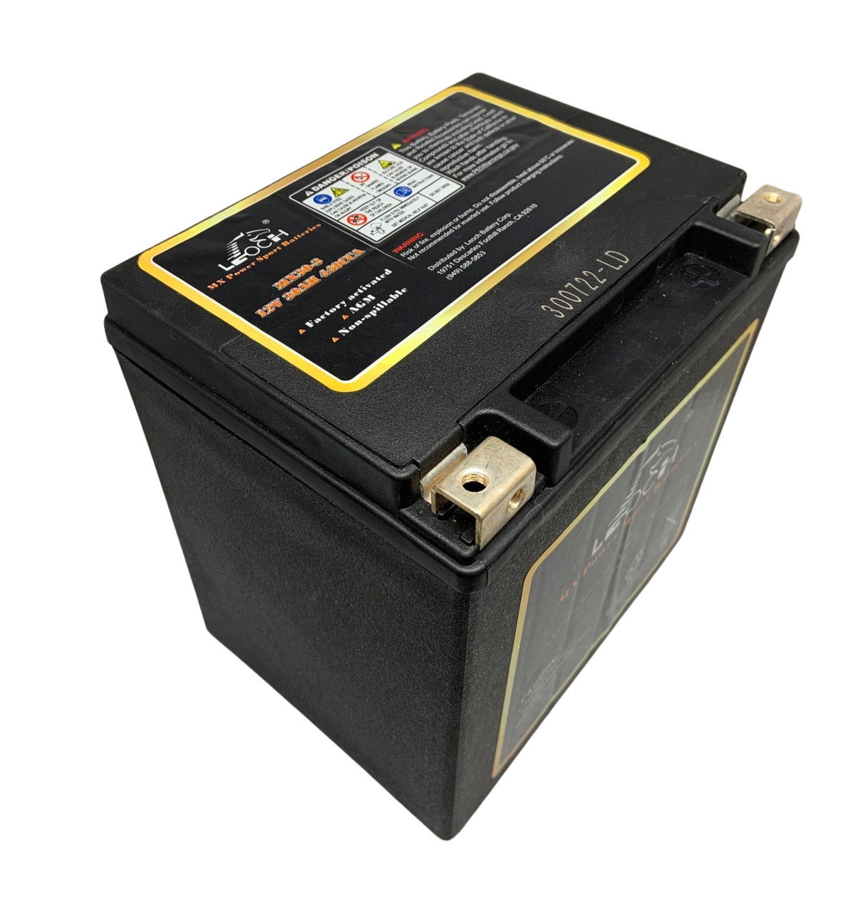 Leoch MX30-3 Battery, 12V 30AH 440CCA AGM | eBay