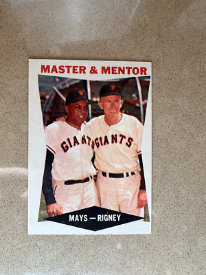 1960 Topps #7 Master & Mentor (Willie Mays / Bill Rigney) | eBay