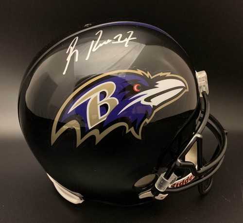 Ray Rice SIGNED Baltimore Ravens F/S Helmet SB XLVII ITP PSA/DNA ...