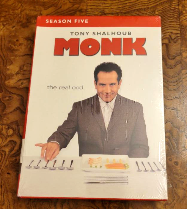 Monk DVD - Season 5 (DVD, 2007, 4-Disc Set) 25195005470| eBay