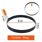 Large 2 Packs 8" Omelette Ring for Griddle,Stainless Steel 8 Inch ...