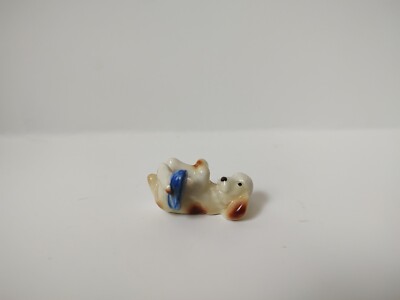 Vintage Goebel miniature mini dog figurine with slipper spaniel | eBay