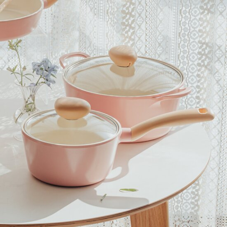 Neoflam Retro 3qt Nonstick Ceramic Coated Casserole Stockpot Dutch Oven ...