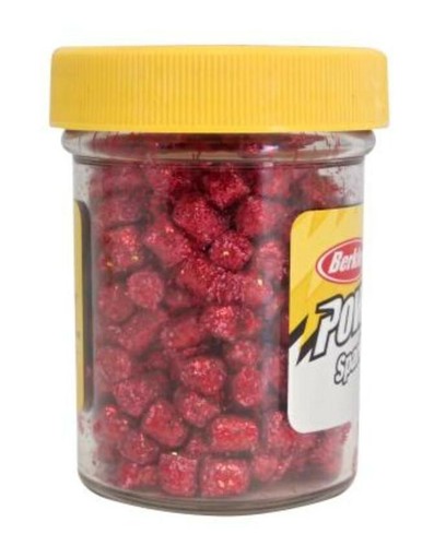 Berkley Powerbait Sparkle Crappie Nibbles 1.2 oz Jar Wildfire Red ...