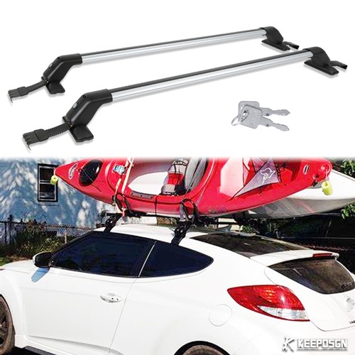 Pair For Hyundai Veloster Bare Roof Rack Crossbars Luggage Bike Cargo ...