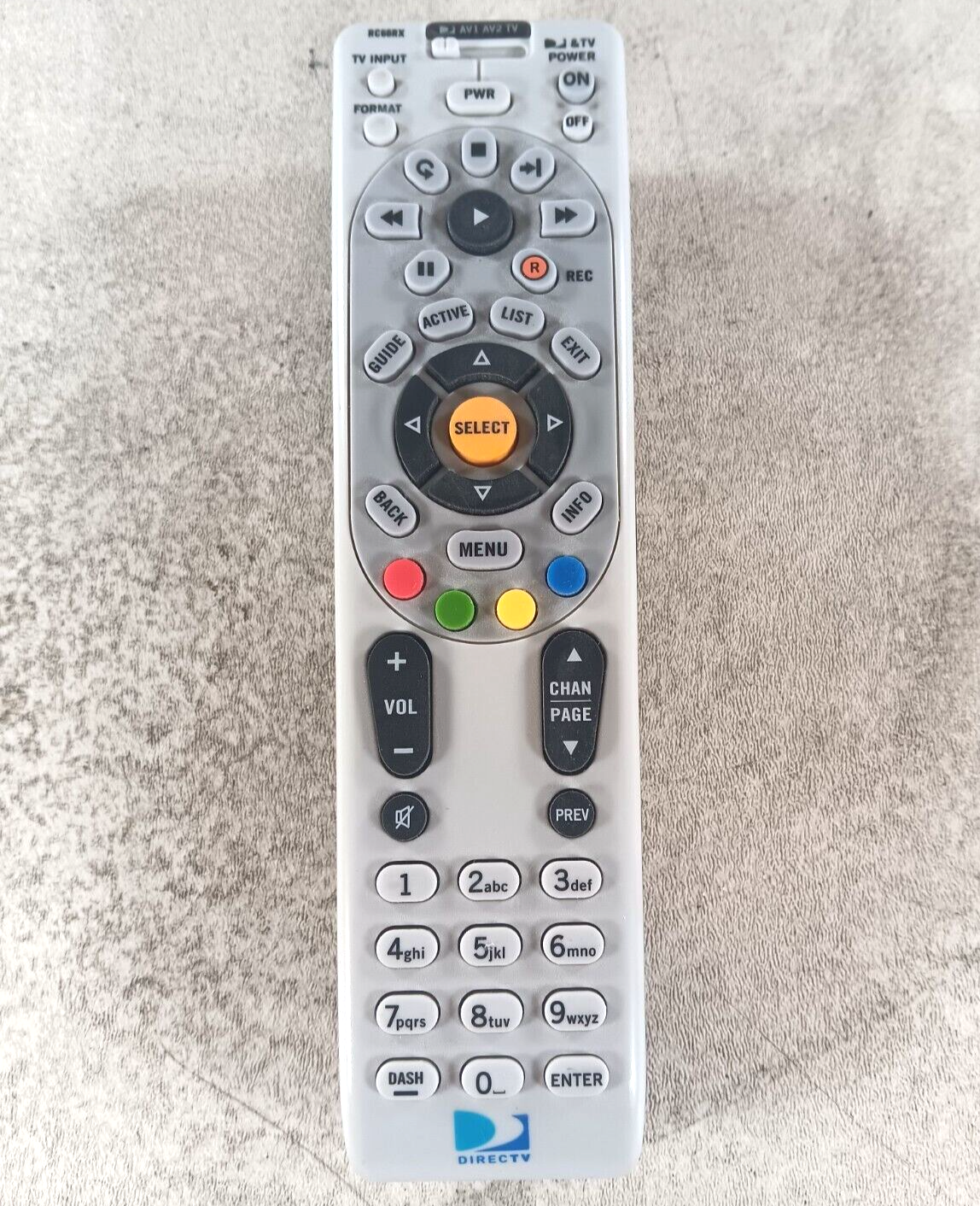 DirecTV RC65RX UHF RF Universal Remote Control RF-XMP Direct TV for HD ...