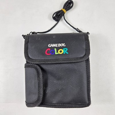 Nintendo Game Boy Color Carry Case with Strap Black Side Loading OEM ...