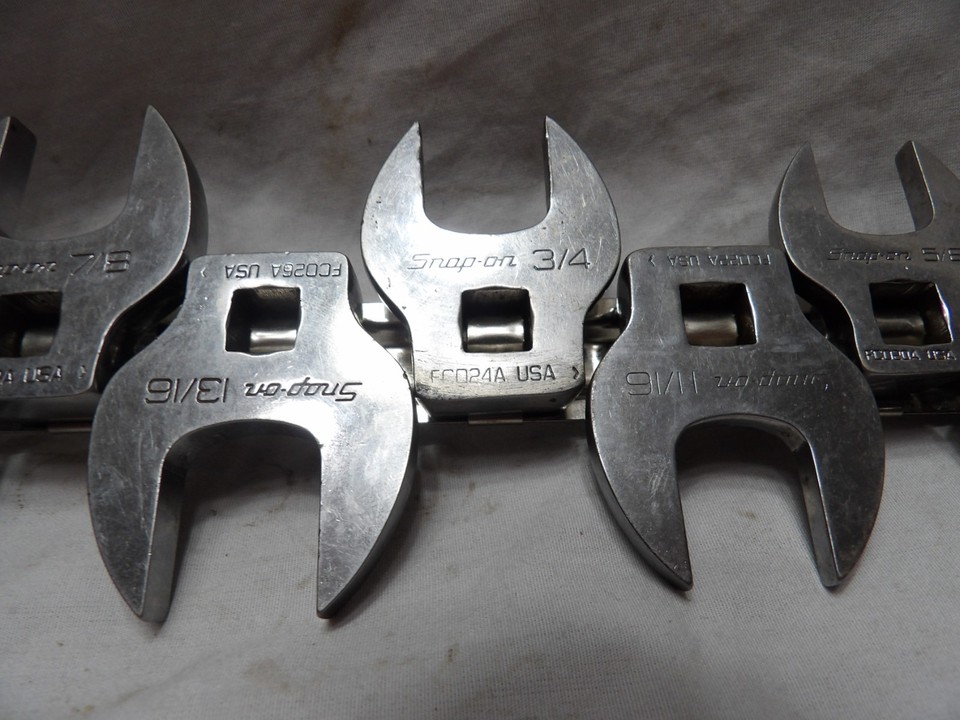 Snap-on 3/8" Drive 11 pc. Crows Foot Set 3/8" to 1" USA | eBay