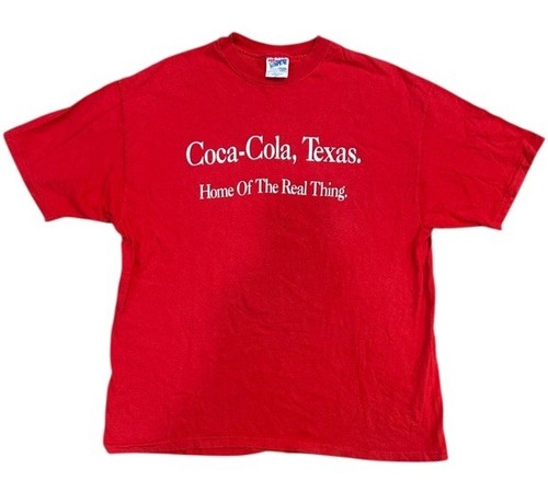 Vintage 1990’s Coca-Cola Shirt Texas Home of The Real Thing Coke Soda ...