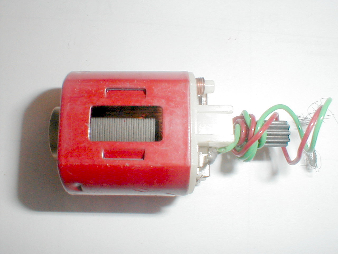 Red Monogram 36D Mabuchi Slot Car Motor Long Shaft X-200 or X200S NOS ...