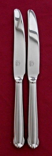 Mikasa CLASSICO SATIN Set of 2 Dinner Knives Stainless Flatware Korea ...