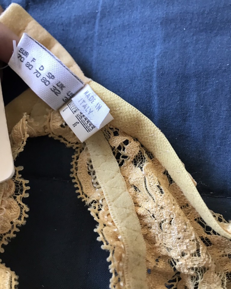 Bra La Perla Lace Womens Size 32 No UnderWire Made In Italy | eBay