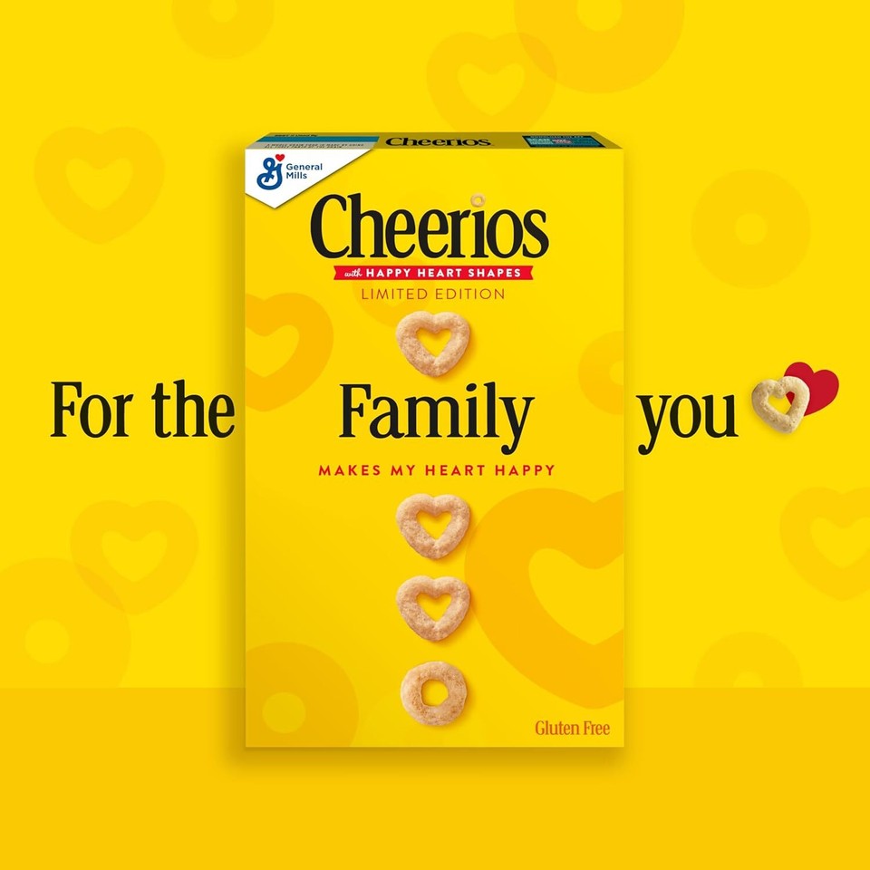 Cheerios, Heart Healthy Gluten Free Breakfast Cereal, Mega Size, 24 oz ...