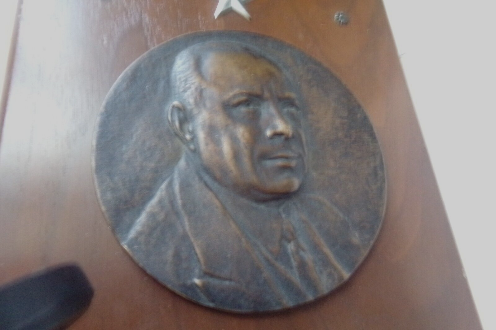 General David Sarnoff RCA NBC President Signal Corps WWII Signed Plaque ...