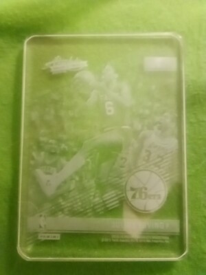 2015-16 Panini Absolute Glass Julius Erving Dr J CASE HIT Only 1 On ...