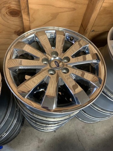 18” ford edge factory OEM CHROME CLAD ALLOY WHEEL RIM 18x7 1/2 2007 ...