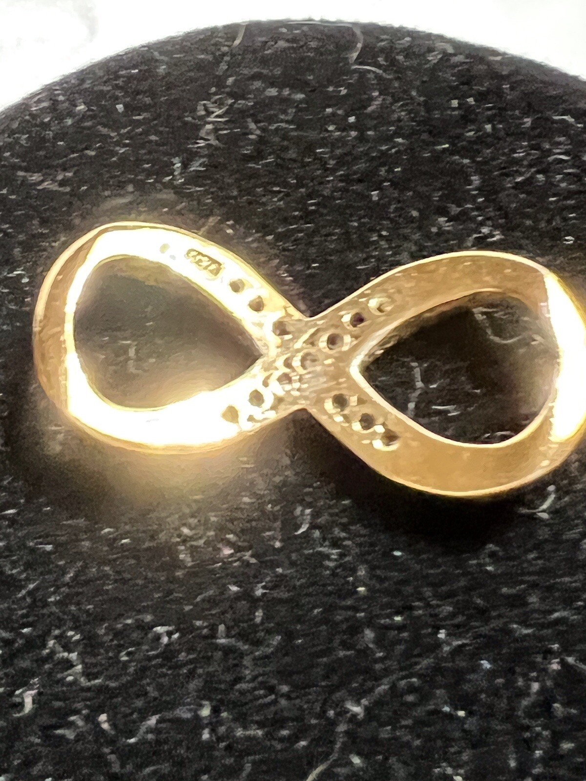 Infinity Symbol Pendant Sterling Silver 925 Goldtone … - Gem