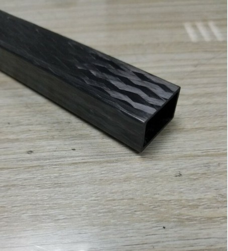 2pcs Carbon Fiber Square Tube Double-sided weave High strength 50cm ...