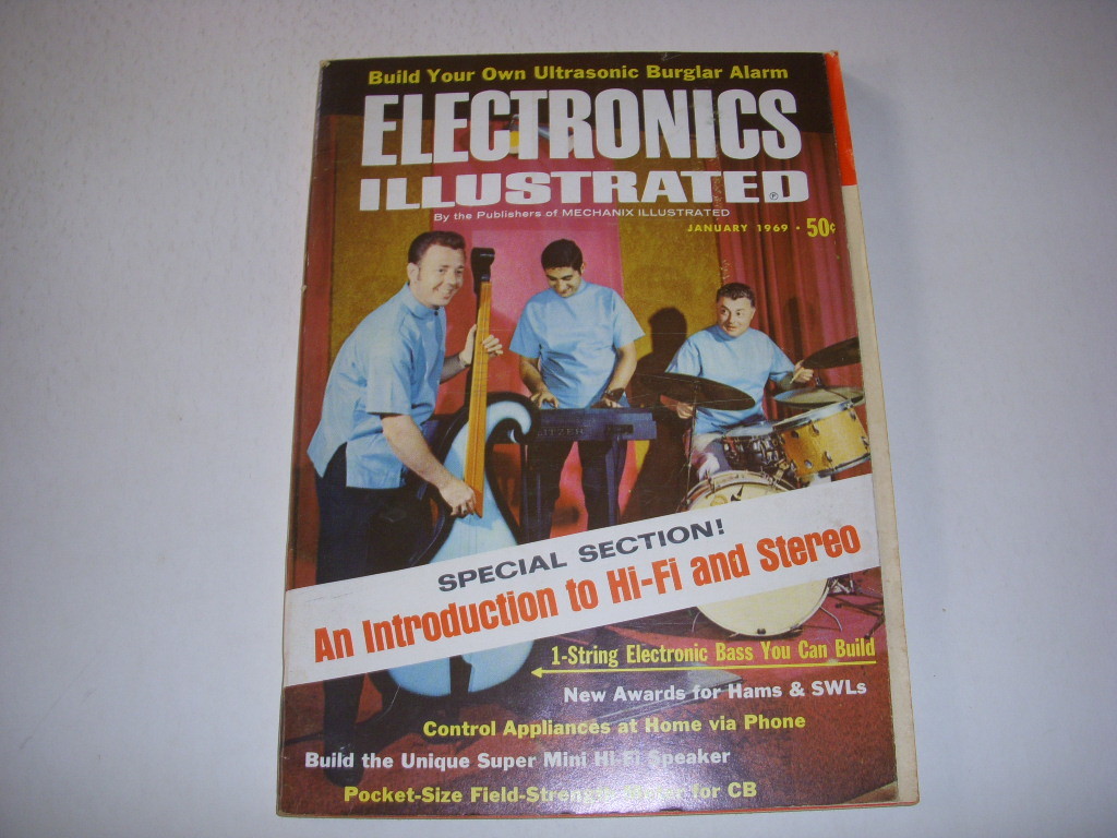 ELECTRONICS ILLUSTRATED Magazine, January, 1969, INTRODUCTION TO HI-FI ...