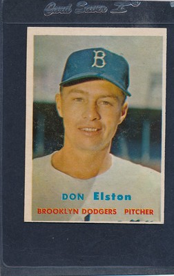 1957 Topps #376 Don Elston Dodgers EX 57T376-82216-1 | eBay